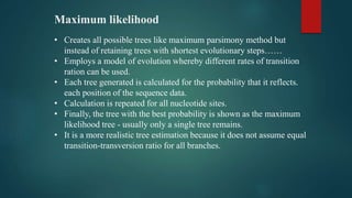 Phylogenetic data analysis | PPTX