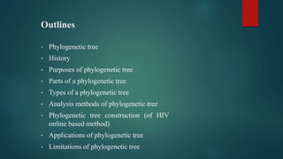 Phylogenetic data analysis | PPTX