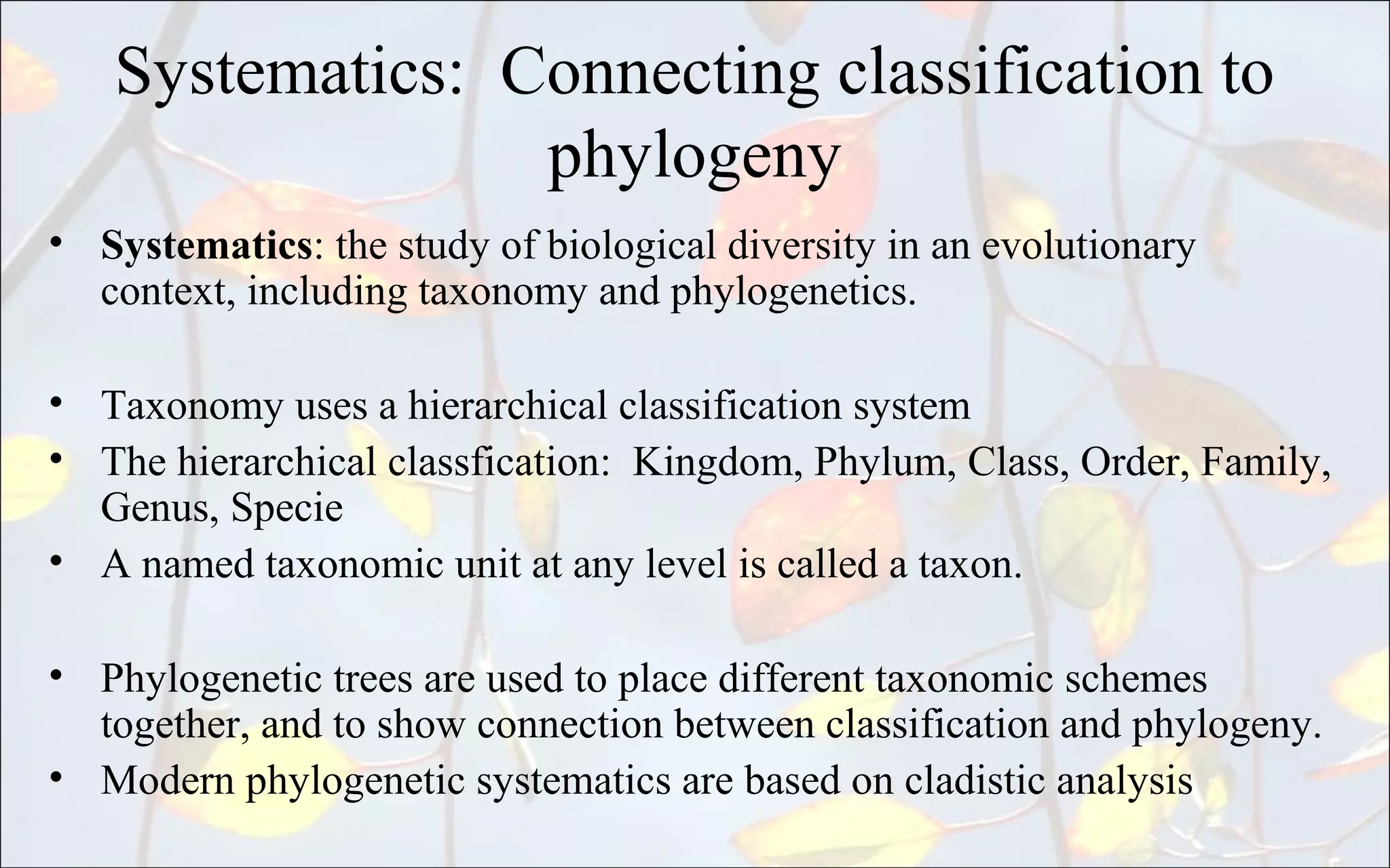 Phylogenetics | PPT