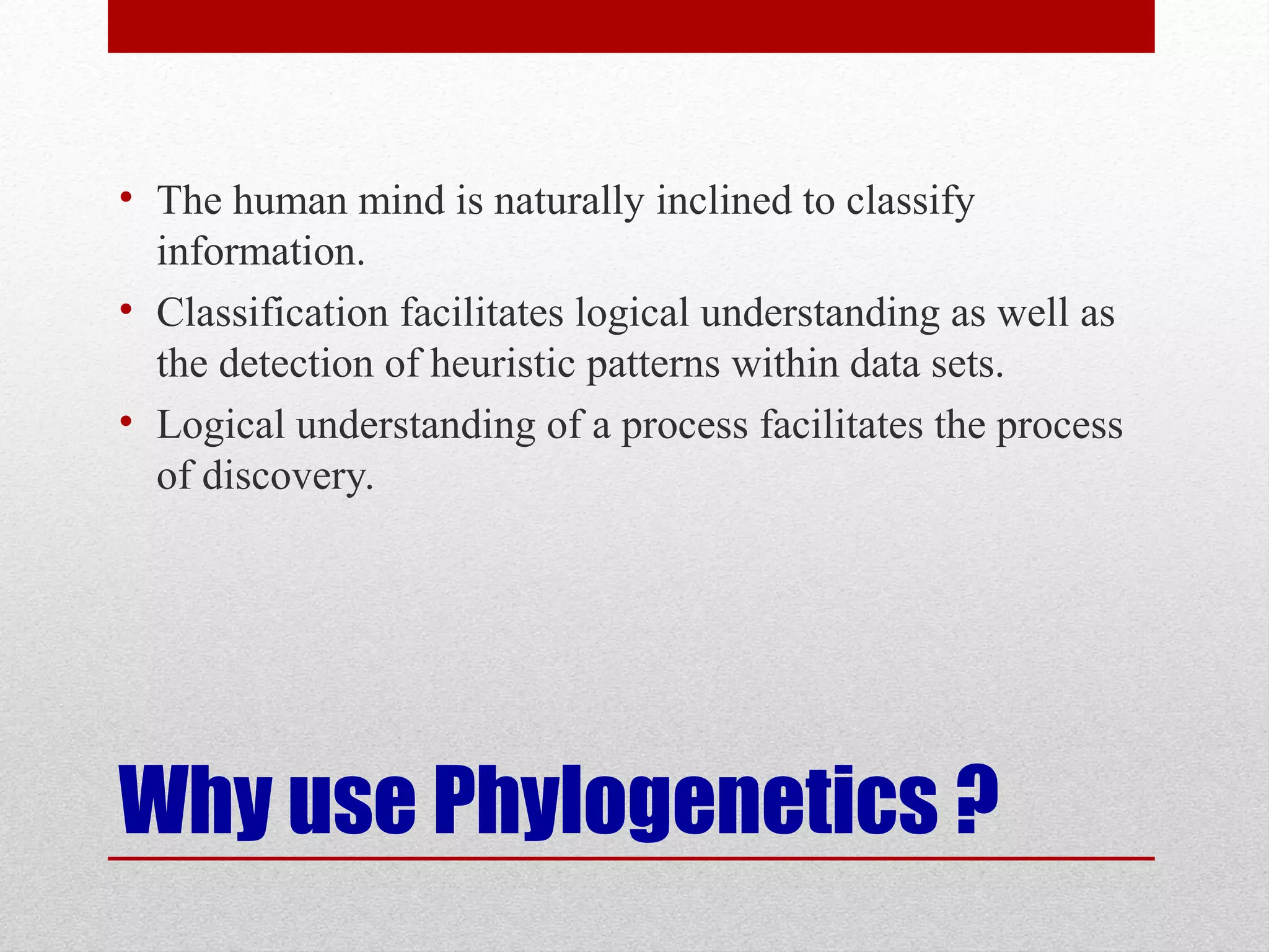 PHYLOGENETICS WITH MEGA | PPT