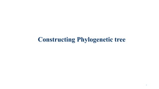 Basics of constructing Phylogenetic tree.ppt