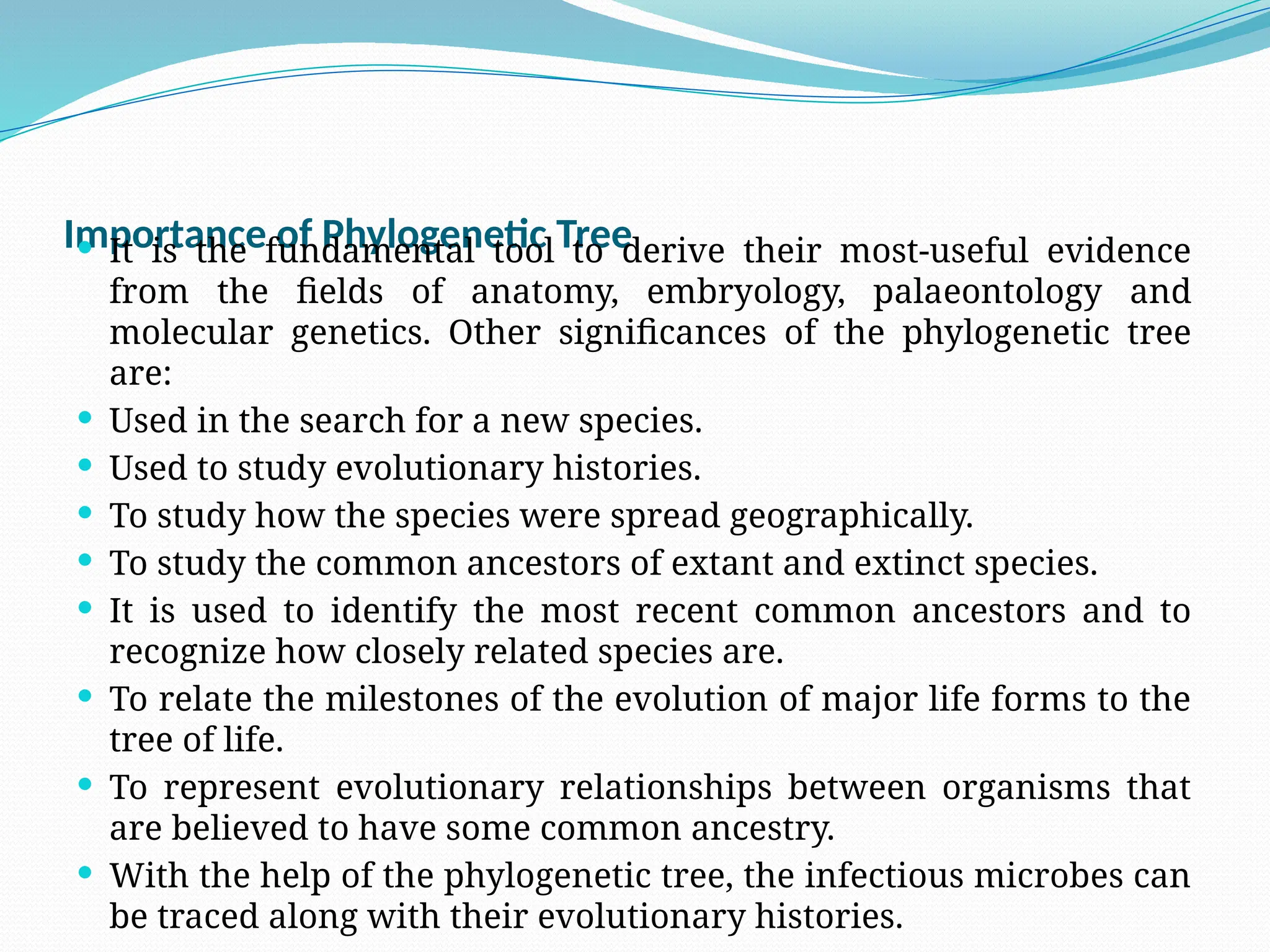 Phylogenetic Tree- Introduction, Mode of Classification | PPT