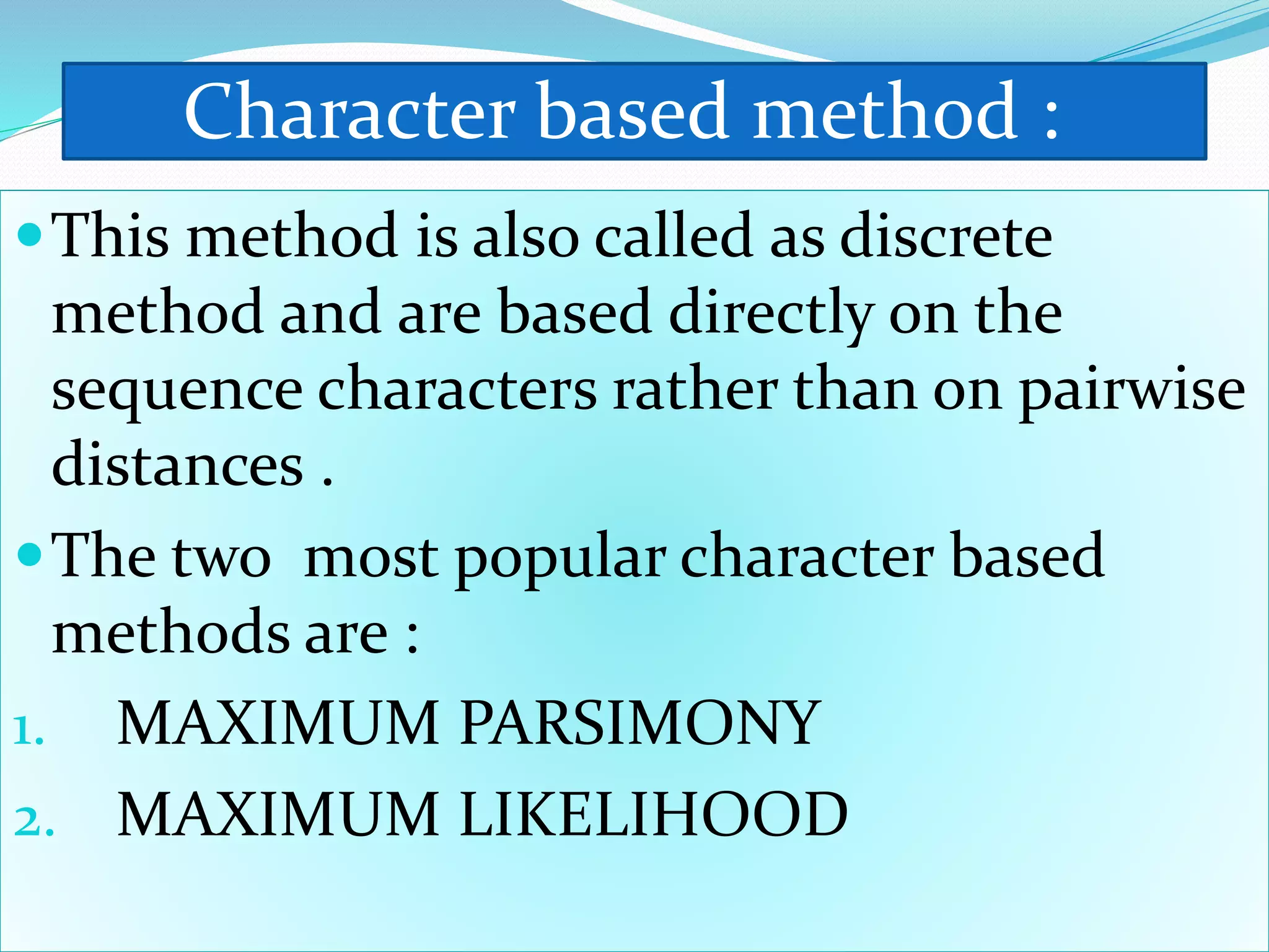 Phylogenetic tree and its construction and phylogeny of | PPTX