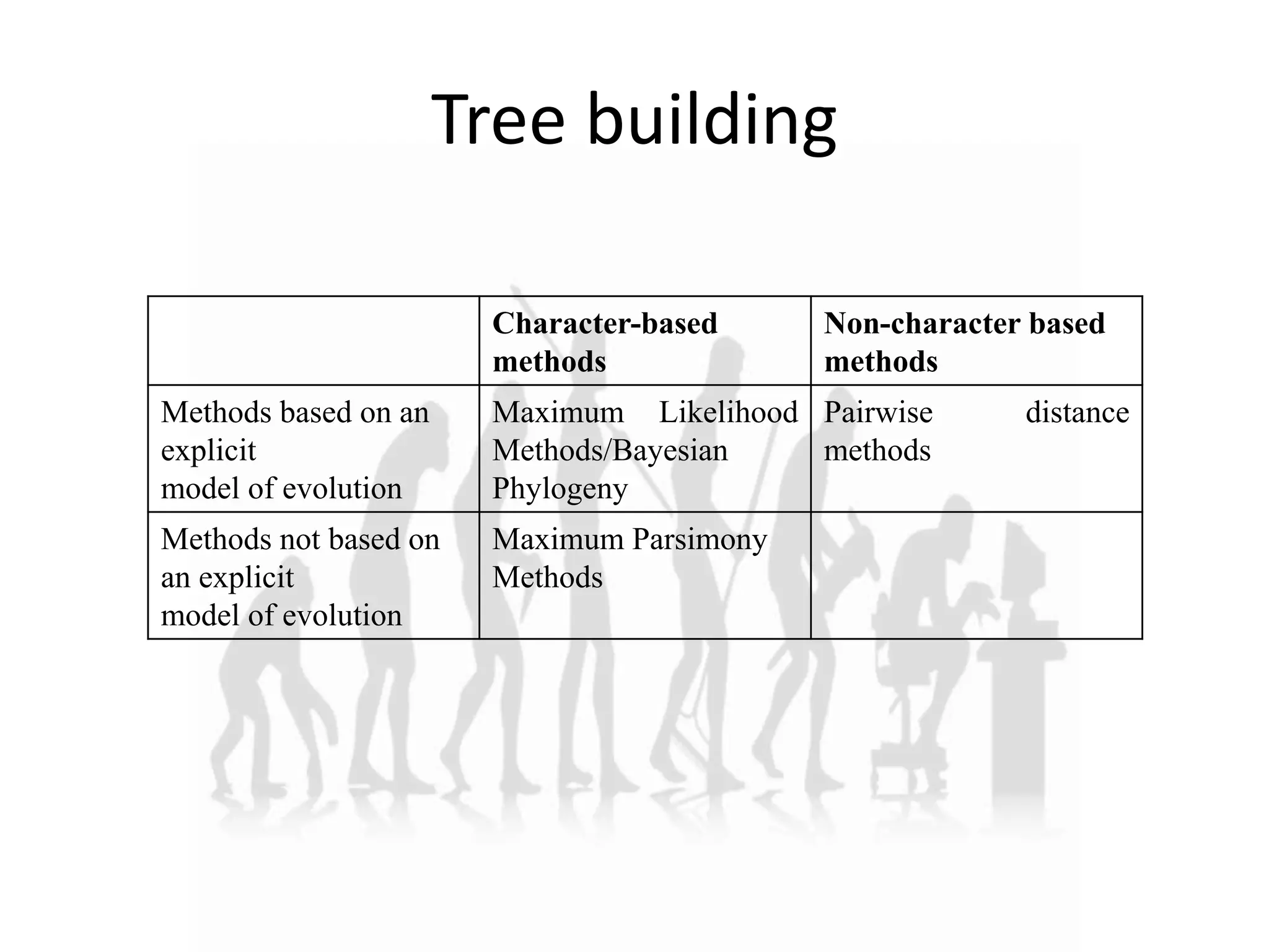 Phylogenetic tree construction | PPTX