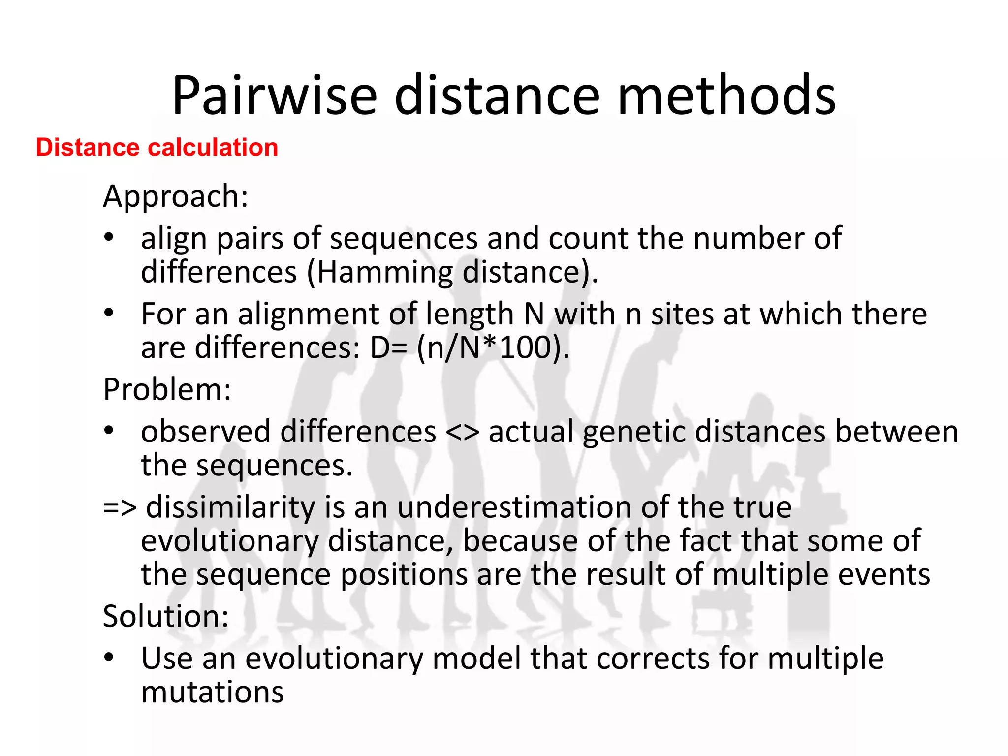 Phylogenetic tree construction | PPTX