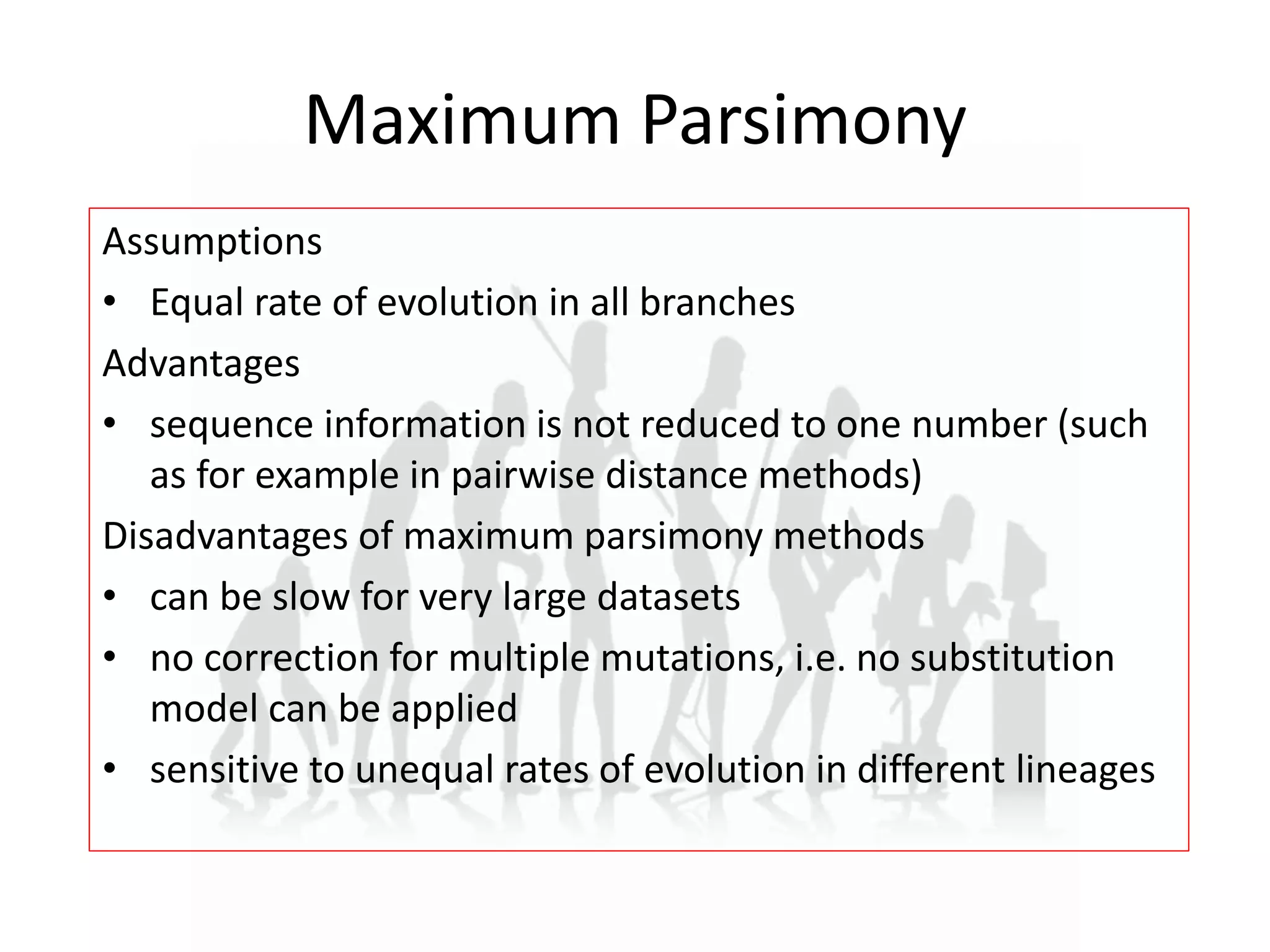 Phylogenetic tree construction | PPTX