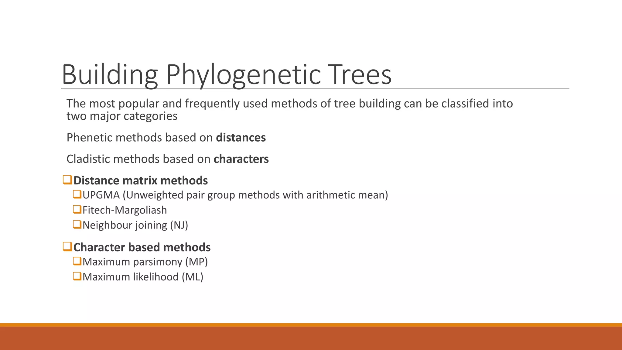Phylogenetic Tree evolution | PPTX