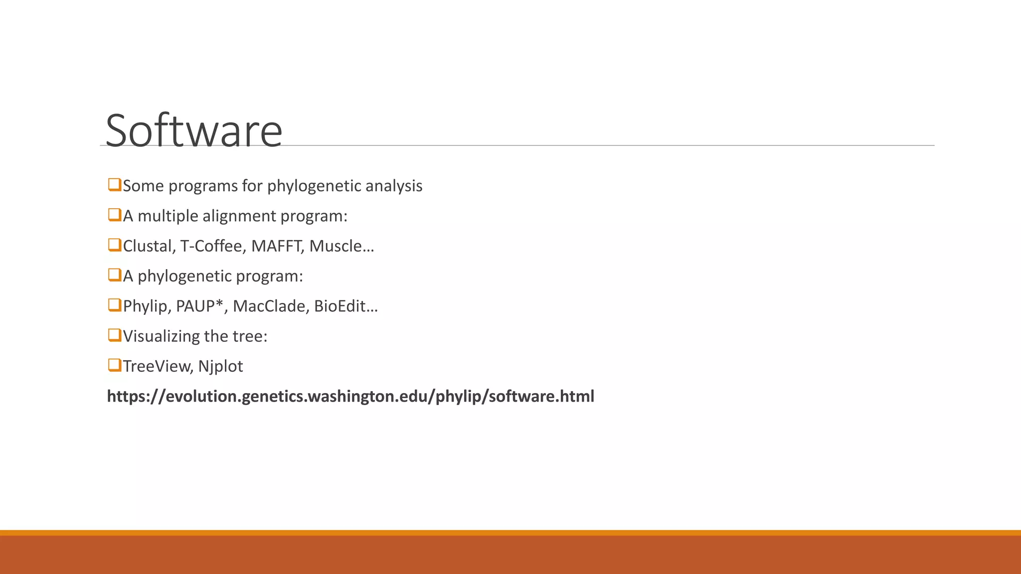 Phylogenetic Tree evolution | PPTX