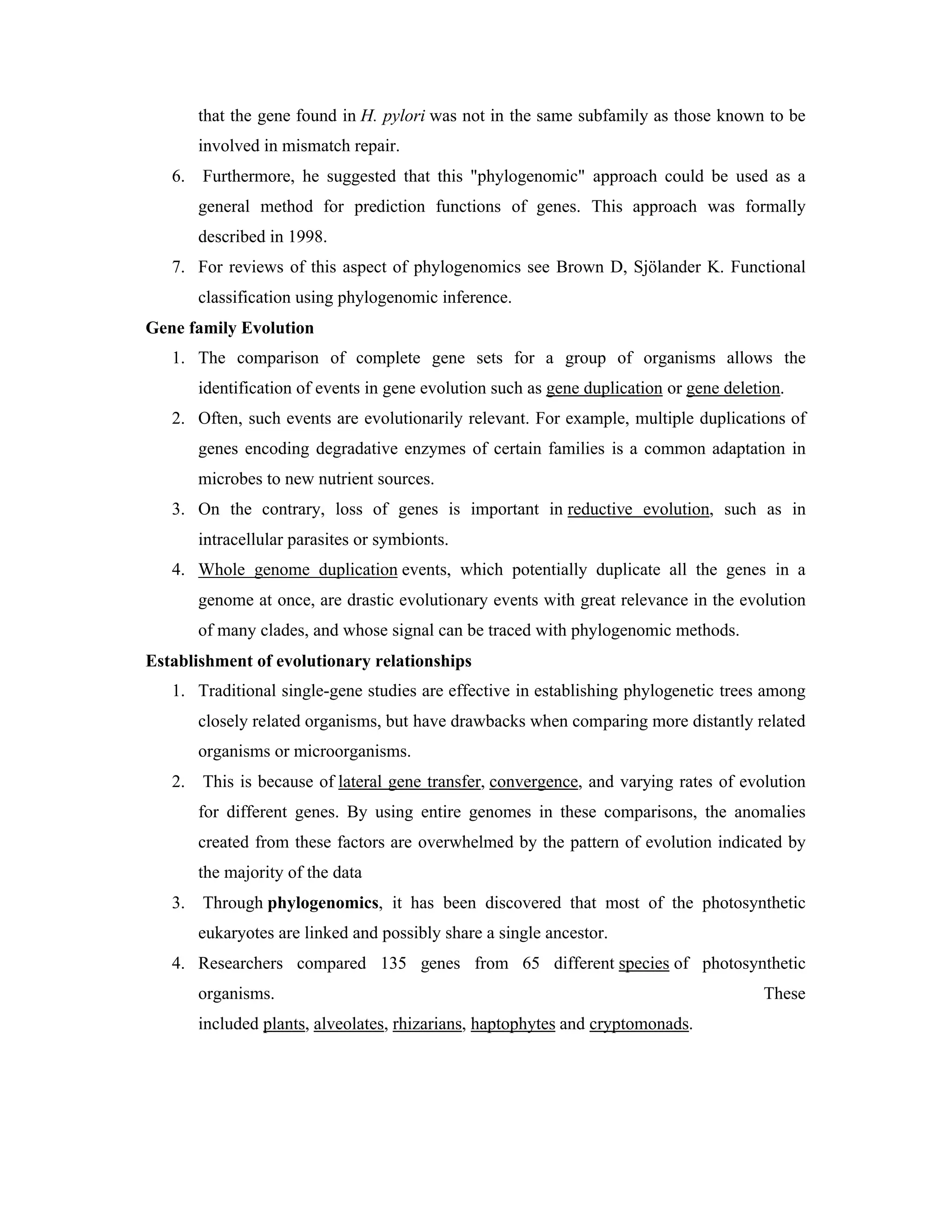 PHYLOGENOMICS | PDF