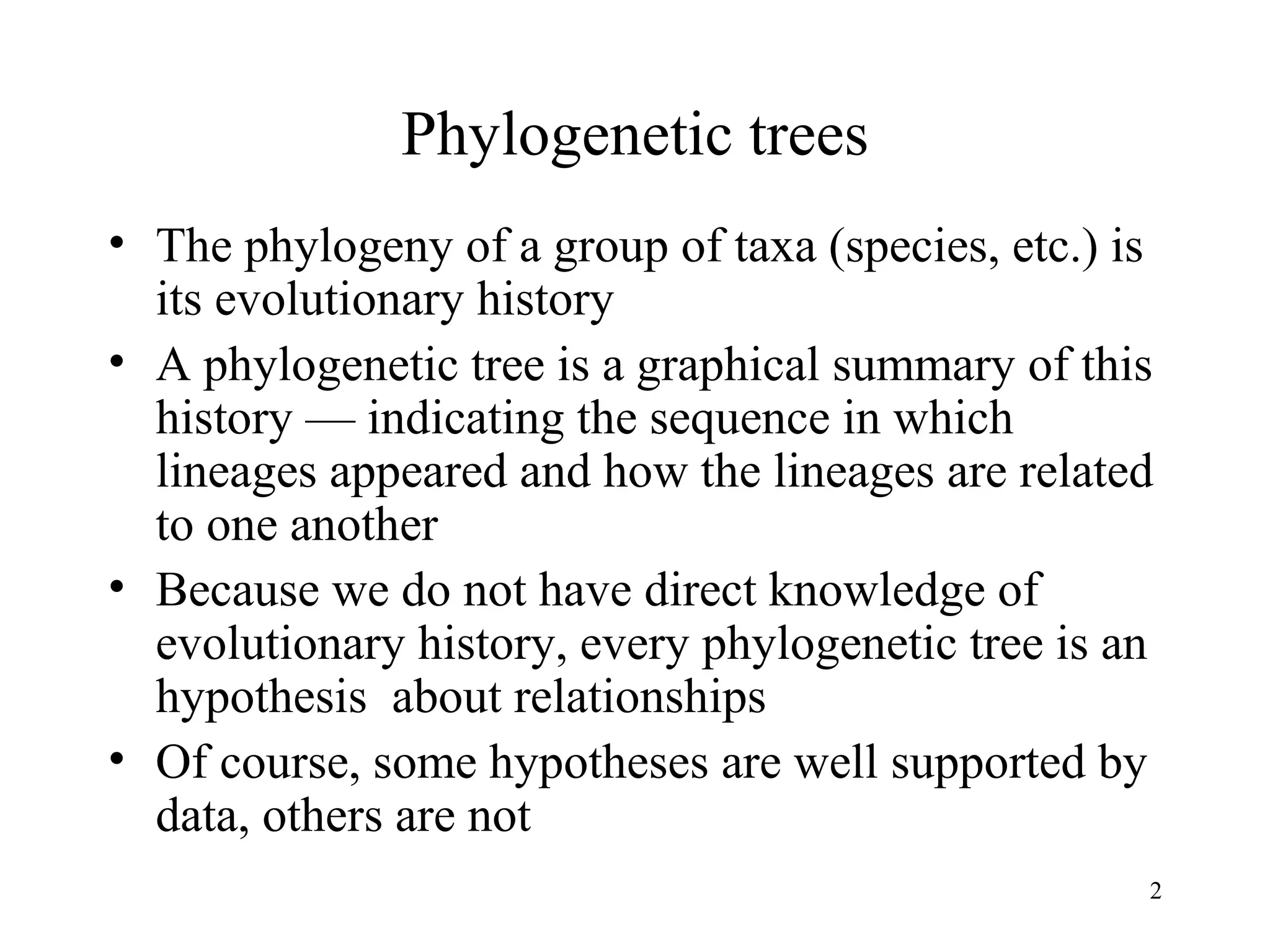 Phylogeny | PPT