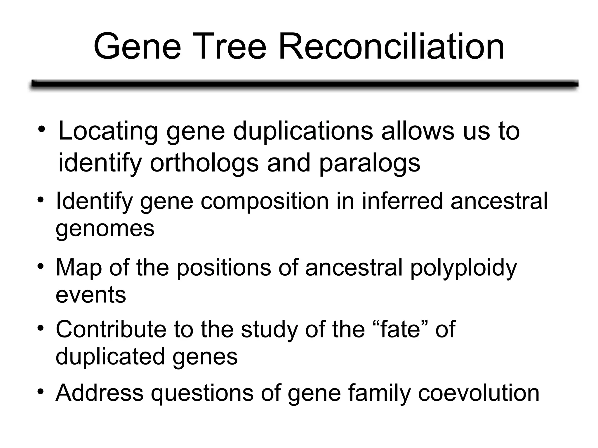 Phylotastic reconciliation | PPT