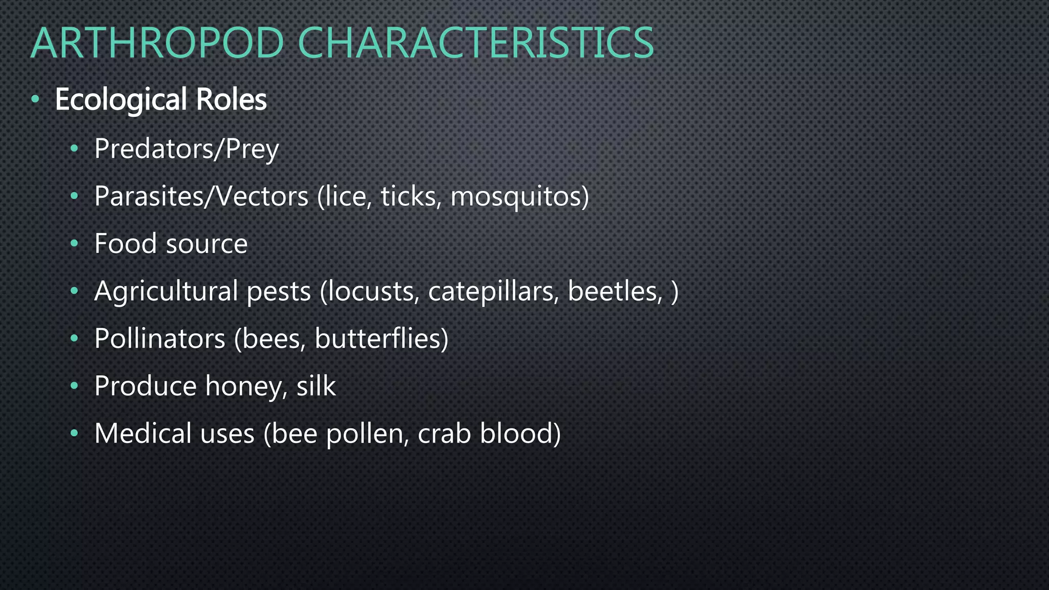 Phylum arthropoda characteristics | PPTX