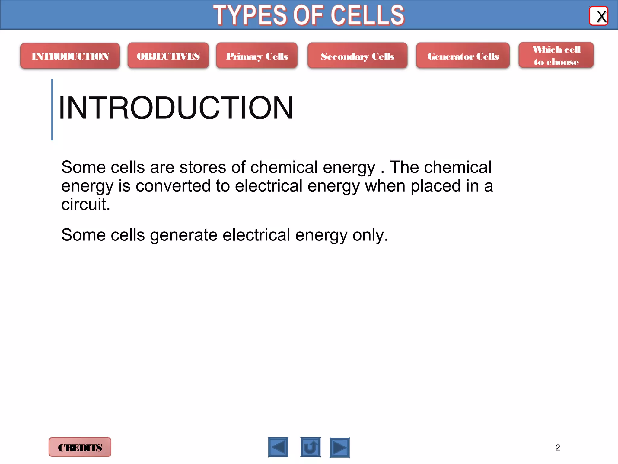 Phyics M4 Types of cells | PPT