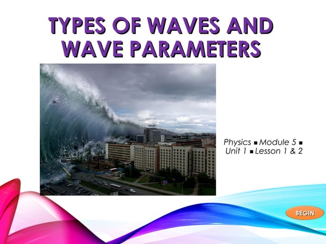Physics M5 Types of waves and wave parameters | PPT