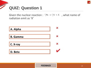 Physics M5 Nature of radioactive decay | PPT