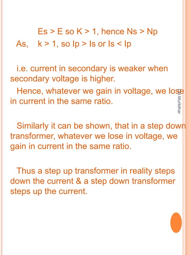 TOPIC-To investigate the relation between the ratio of :- 1. Input and output voltage. 2. Number ...