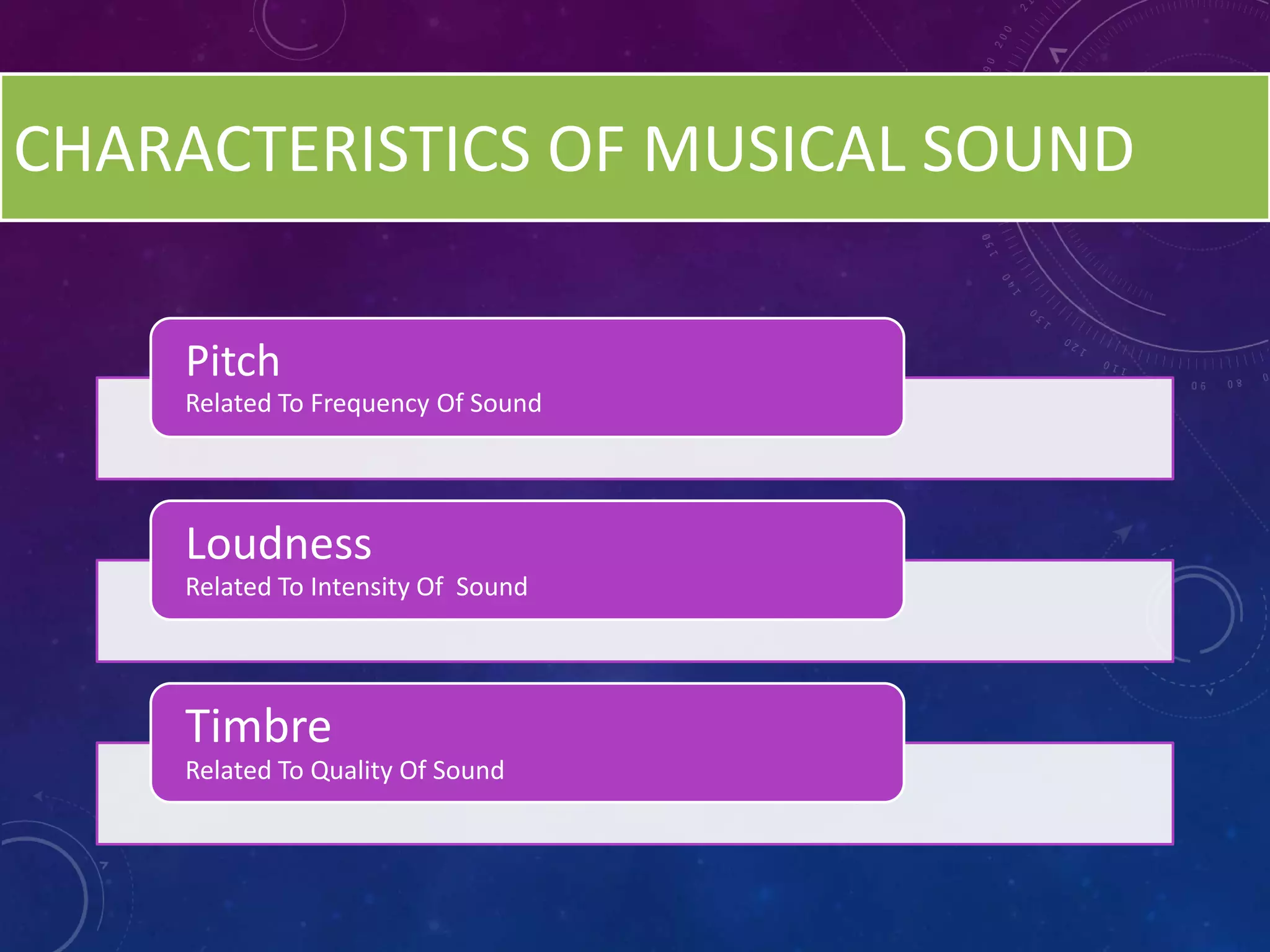 Characteristic & Classification of Sound | PPTX