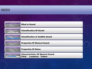 Characteristic & Classification of Sound | PPTX
