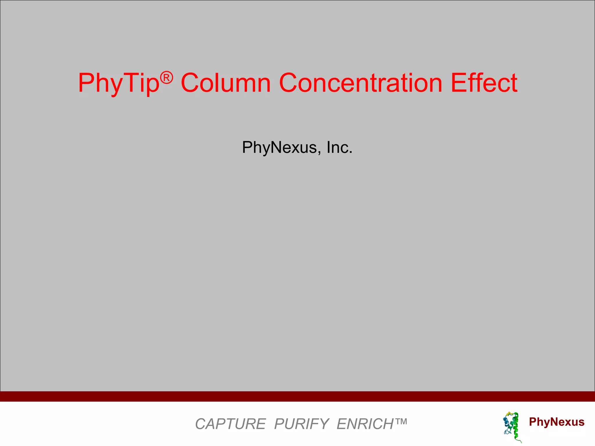 PhyNexus tip concentrating effect | PDF