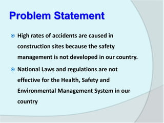 2. APPLICATION OF OCCUPATIONAL HEALTH, SAFETY AND ENVIRONMENTAL ...
