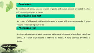 Phyochemical screening of Plant Ectracts | PPTX