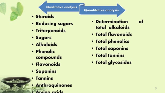 Phyochemical screening of Plant Ectracts | PPTX | Pharmaceutical Drugs ...