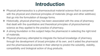 Physical Pharmaceutics II | PPTX
