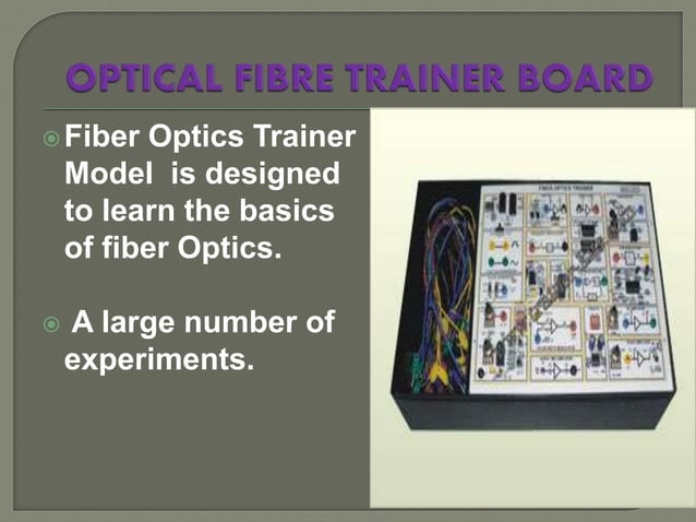 experiment to determine the numerical aperture of an optical fibre.. | PPTX