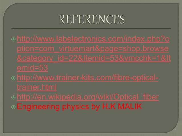 experiment to determine the numerical aperture of an optical fibre.. | PPTX