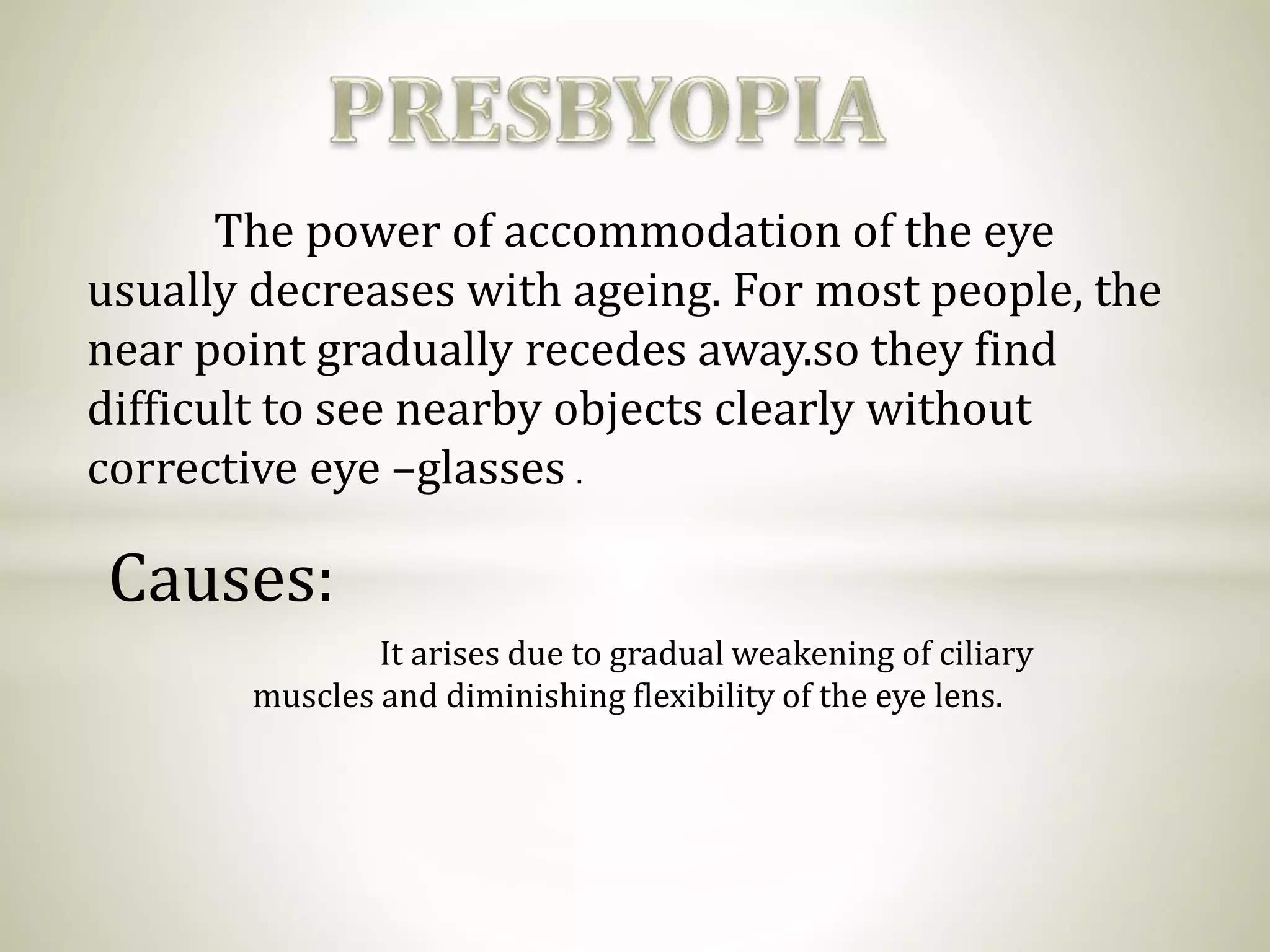 defects of eye class 10 phy | PPTX