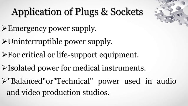 Three Pin Plug & Socket | PPTX | Computer Networking | Computing