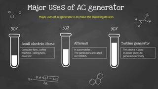 ALTERNATING CURRENT AND GENERATOR | PPT