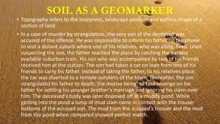 An overview of soil as a physical evidence.pptx | Crime & Harmful Acts ...