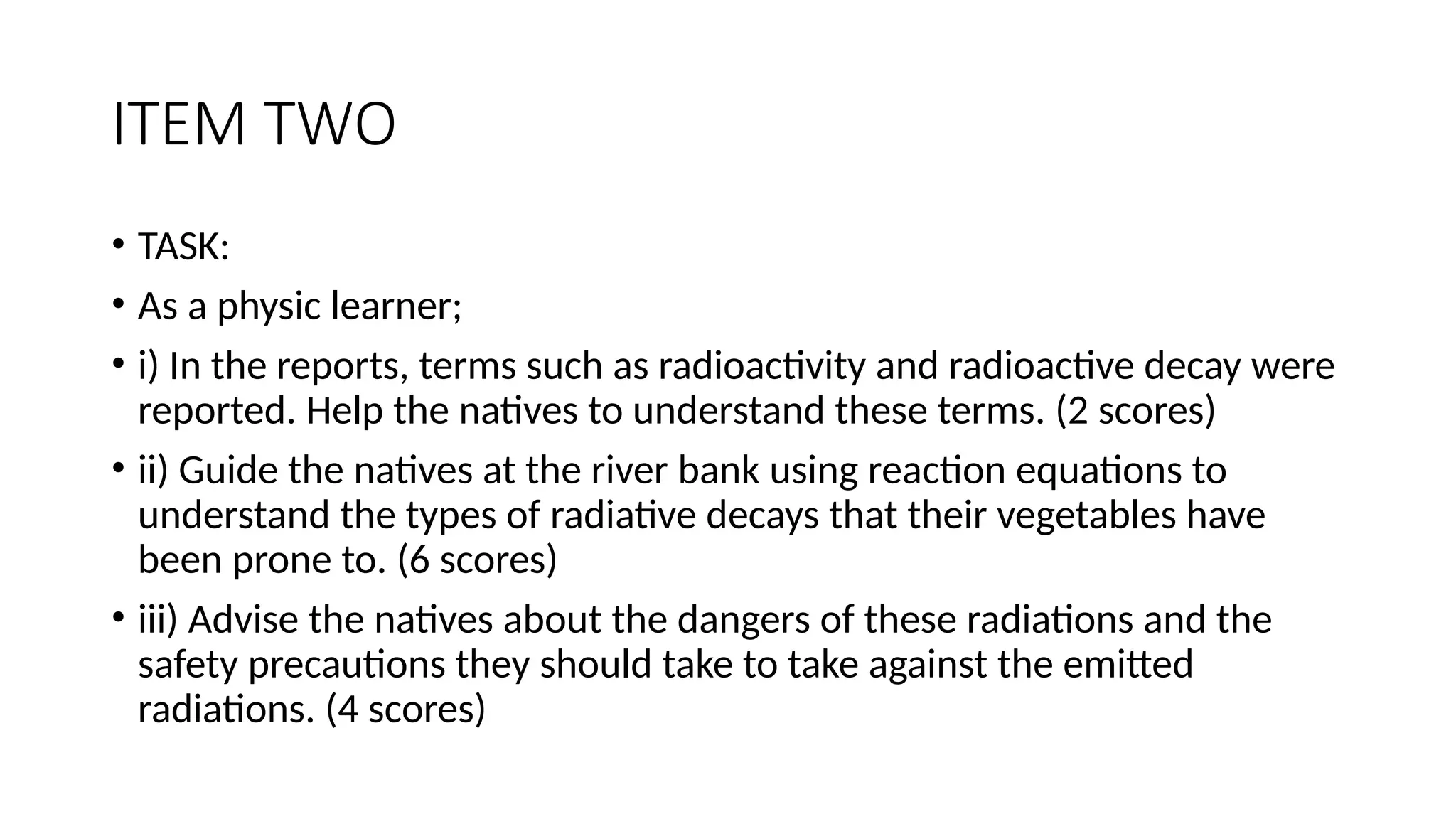 PHYSICS QUESTIONS TO BE ANSWERED BY STUDENTS | PPTX