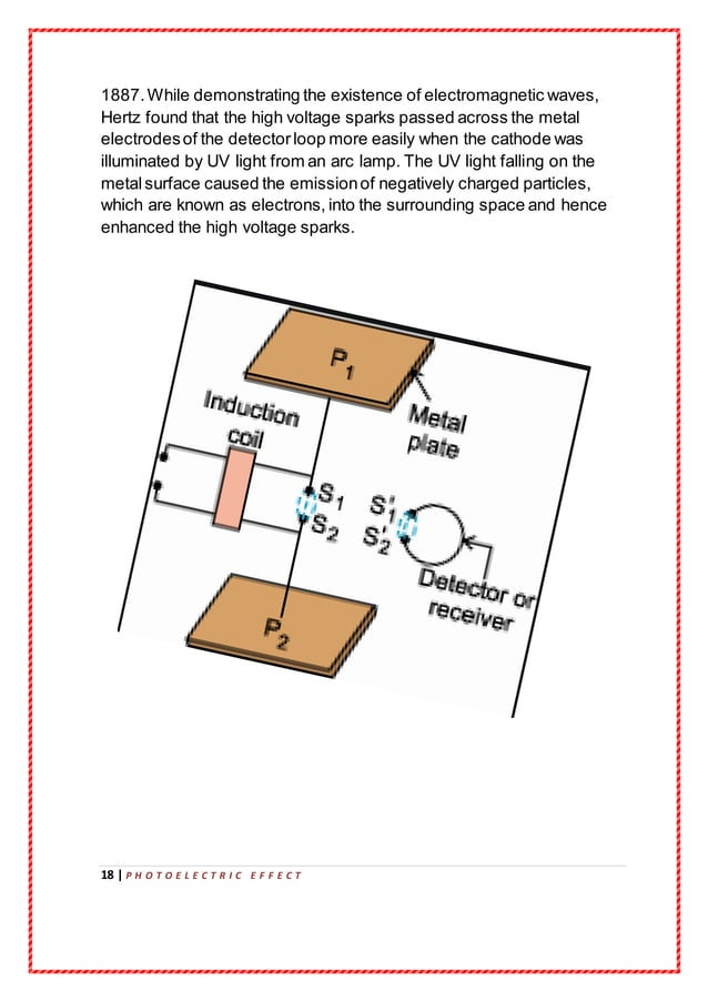 THE PHOTOELECTRIC EFFECT !!!!!! | DOCX | Chemistry | Science