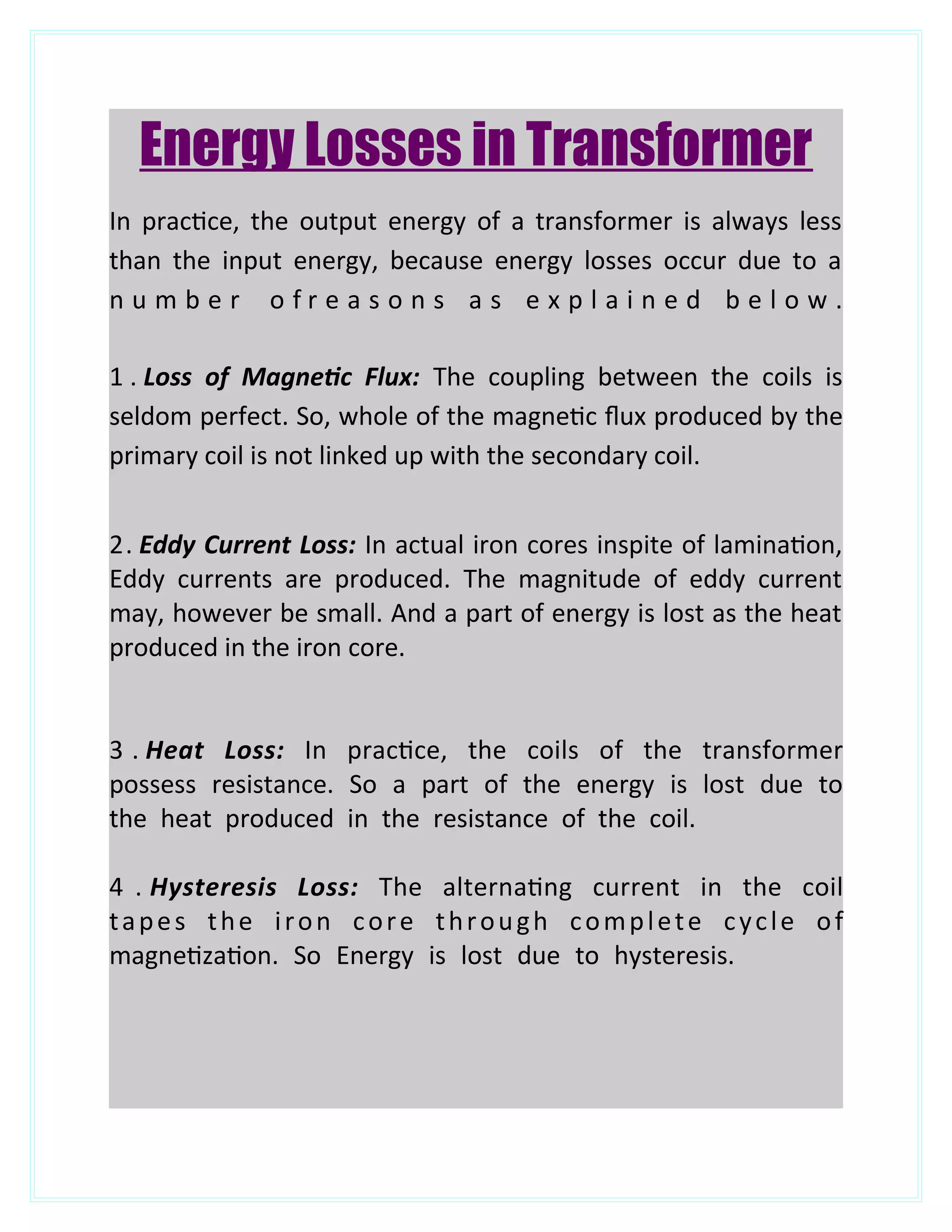 Step-down transformer Physics project Class 12 CBSE Final | PDF