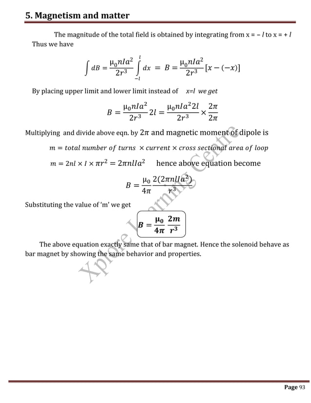 PHY PUC 2 NOTES:- MAGNETISM AND MATTER | PDF | Geology | Science