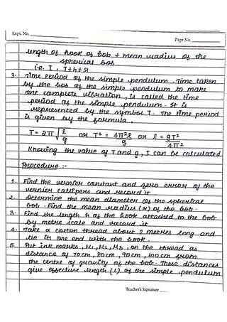 PHYSICS RECORD CKASSS 11 VERY USEFULL YOU YOU | PDF