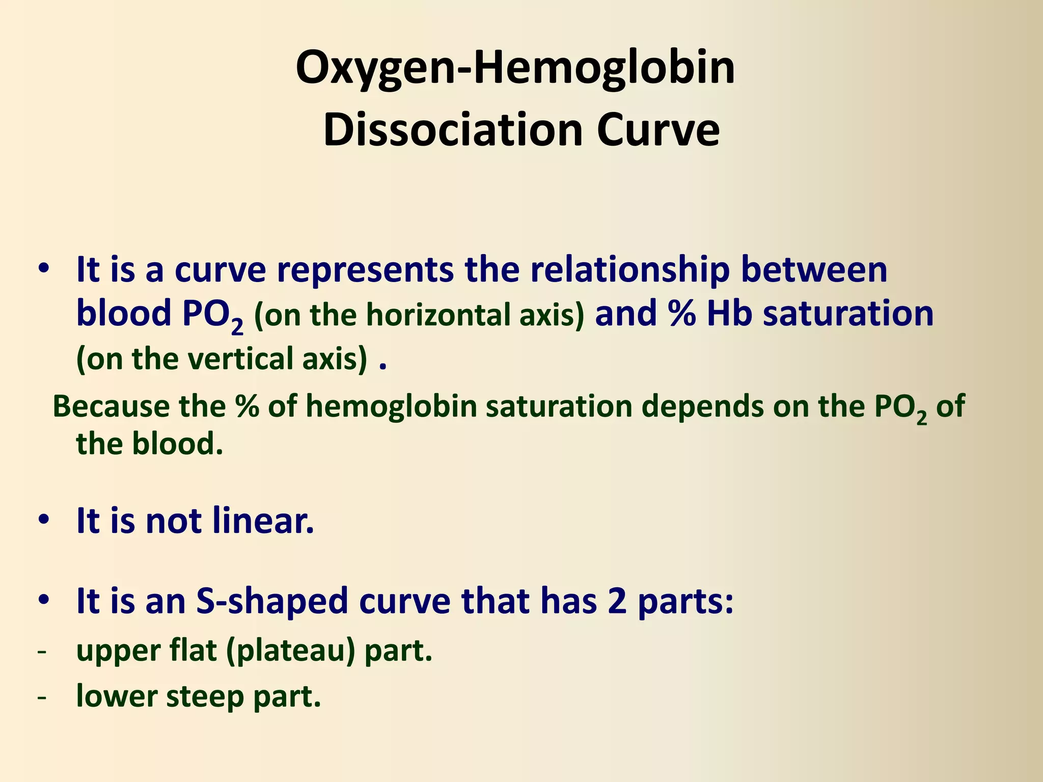 Respiratory #2, Gas Transport - Physiology | PPTX