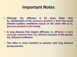 Respiratory #2, Gas Transport - Physiology | PPTX