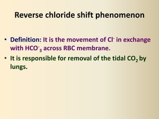 Respiratory #2, Gas Transport - Physiology | PPTX