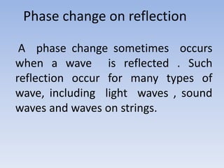 Wave motion bsc | PPTX
