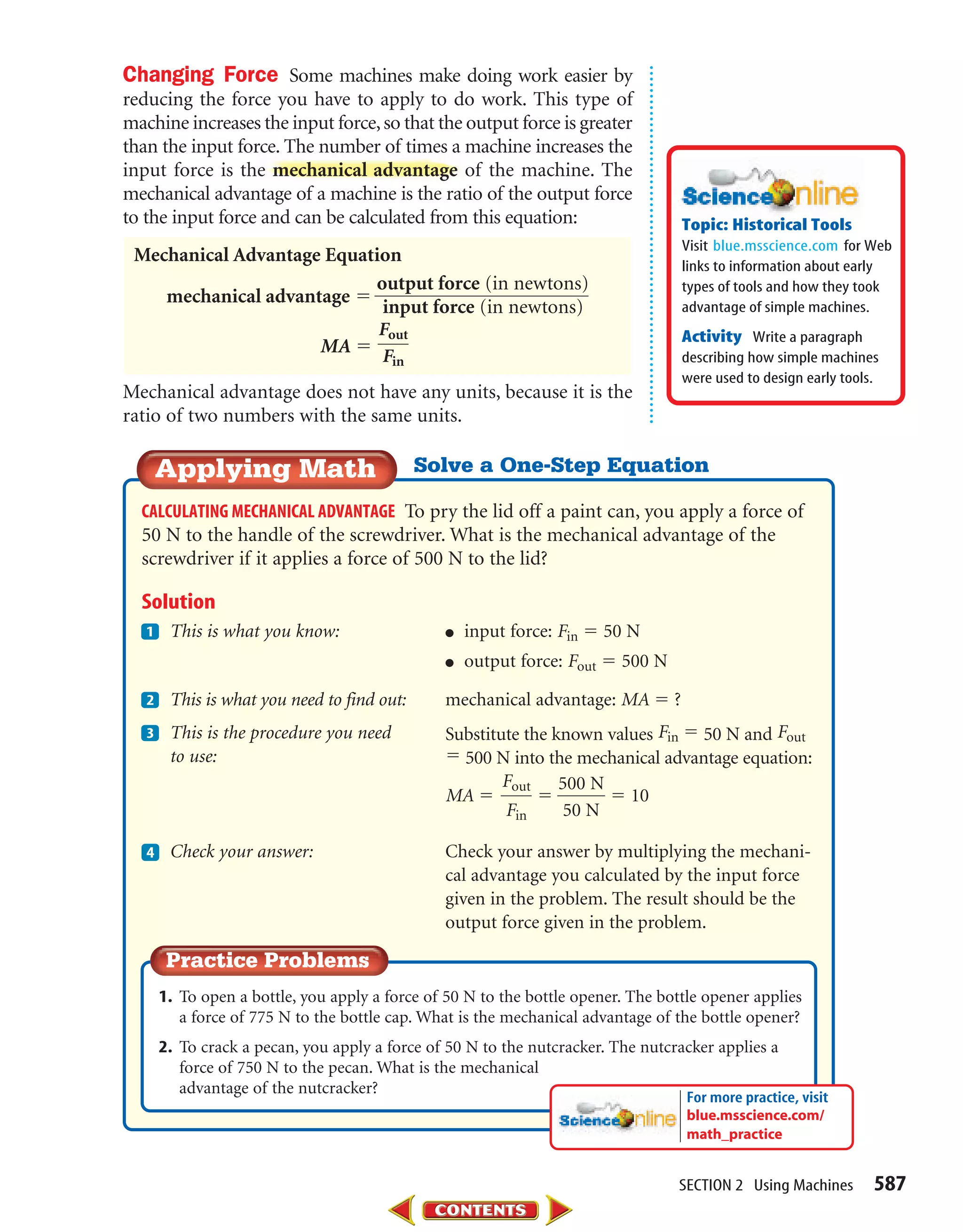 Physics Work and simple machines | PDF