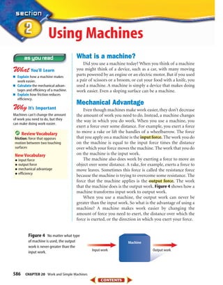 Physics Work and simple machines | PDF