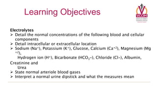 Phys. of fluids electrolytes (7) | KEY