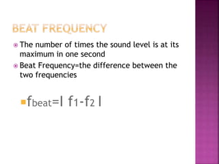 Phys 101 learning object lo7 8 beats | PPT