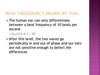 Phys 101 learning object lo7 8 beats | PPT