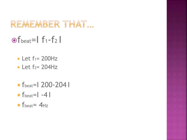 Phys 101 learning object lo7 8 beats | PPT