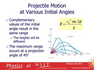Physics: Motion in Two Dimension, Projectile Motion.ppt