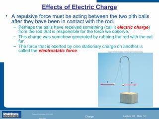 PHYS 1800 Lecture 28 Charge Physics of Technology | PPT